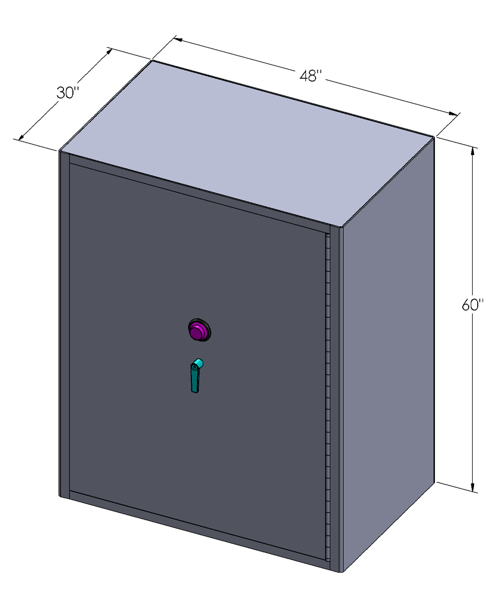 30X48X60 Steel Safe – Customizable Secure Storage – The Safe Gal